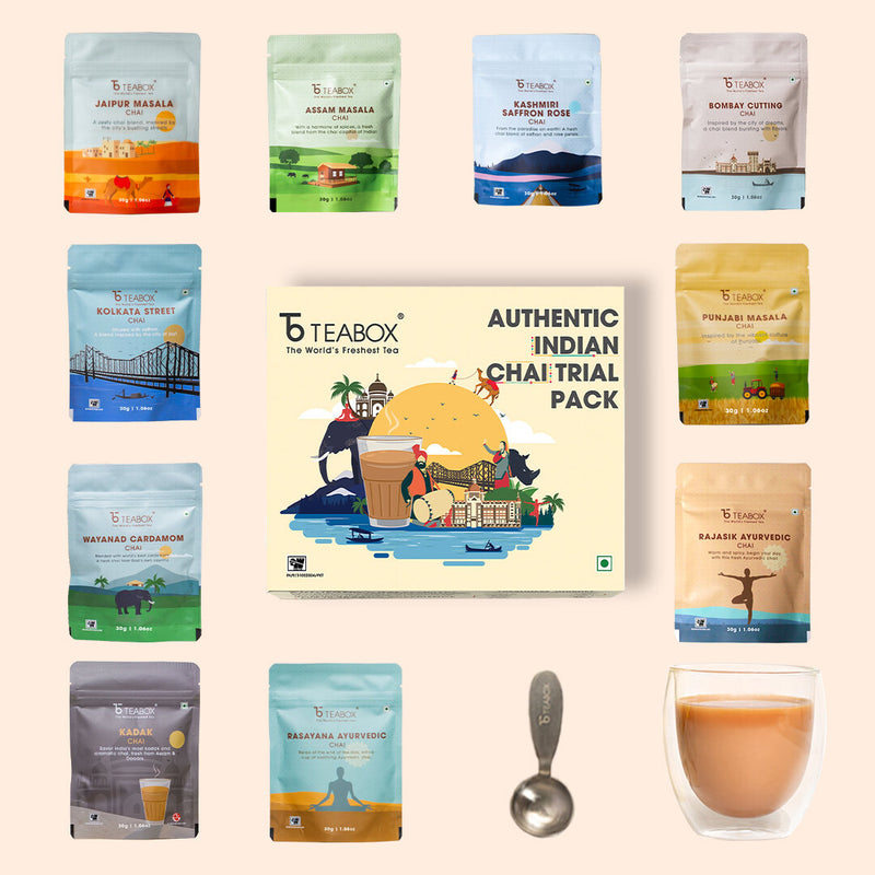 Buy Samples of All 2024 Indian Chai Teas | Teabox