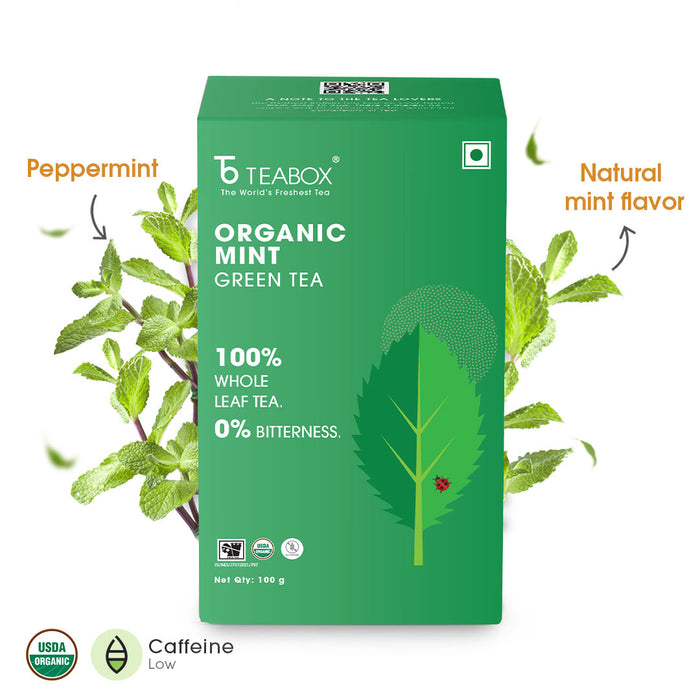 Premium Organic Loose Leaf Green Tea | 2024 Harvest | Teabox