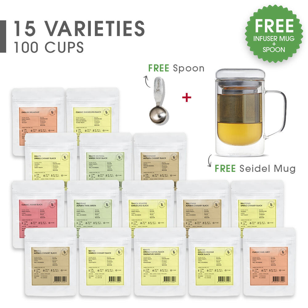 Buy Tea Samples Online | 2024 Harvest | Teabox